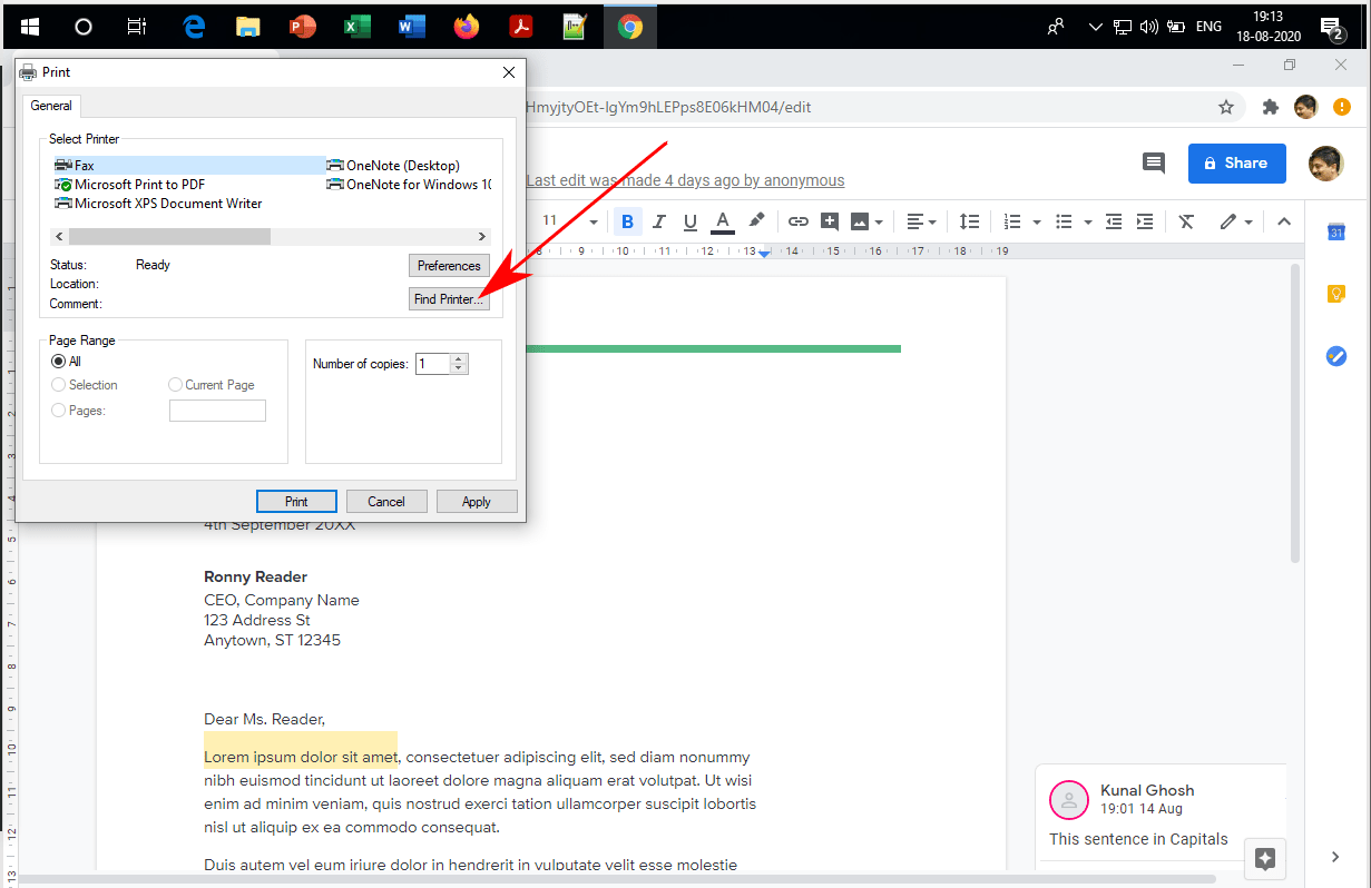 How To Print A Google Doc With Comments OfficeBeginner