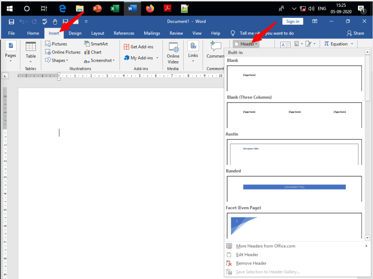 How To Add A Header And Footer In Word OfficeBeginner