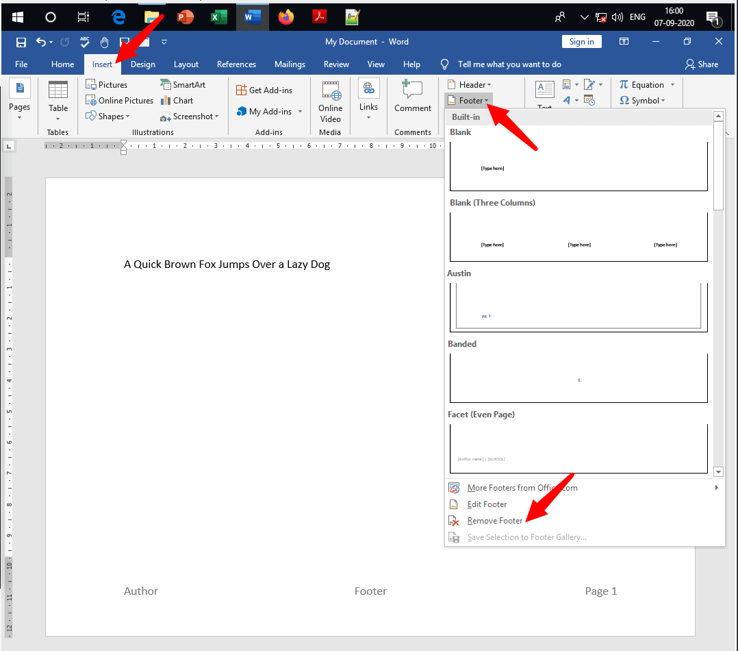 How To Delete Header And Footer In Word OfficeBeginner