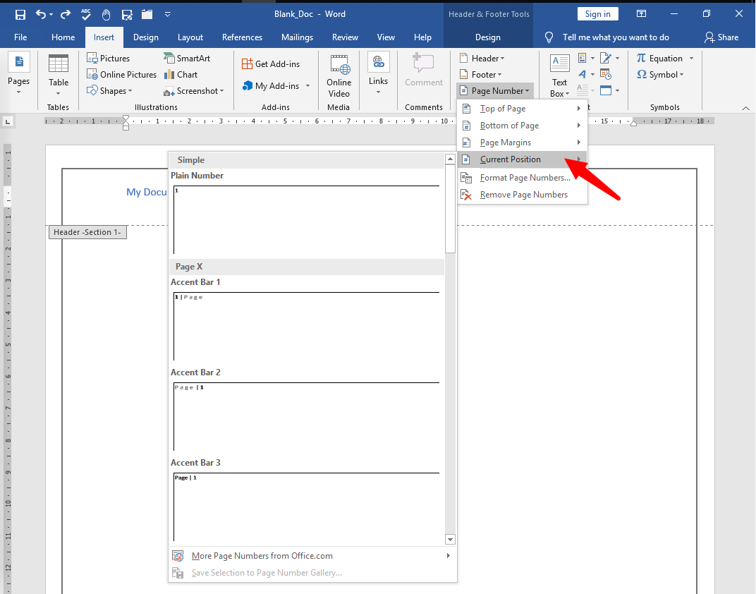 How To Add Title And Page Number In Header Word Ross Tionfur