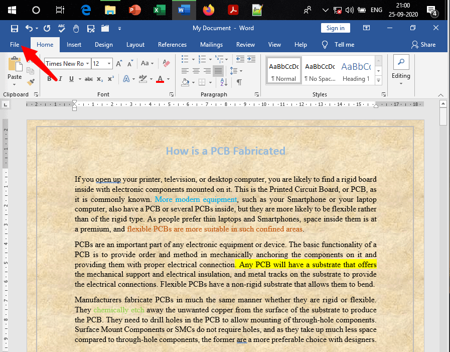 How To Print Word Documents With Background Colors Or Images 