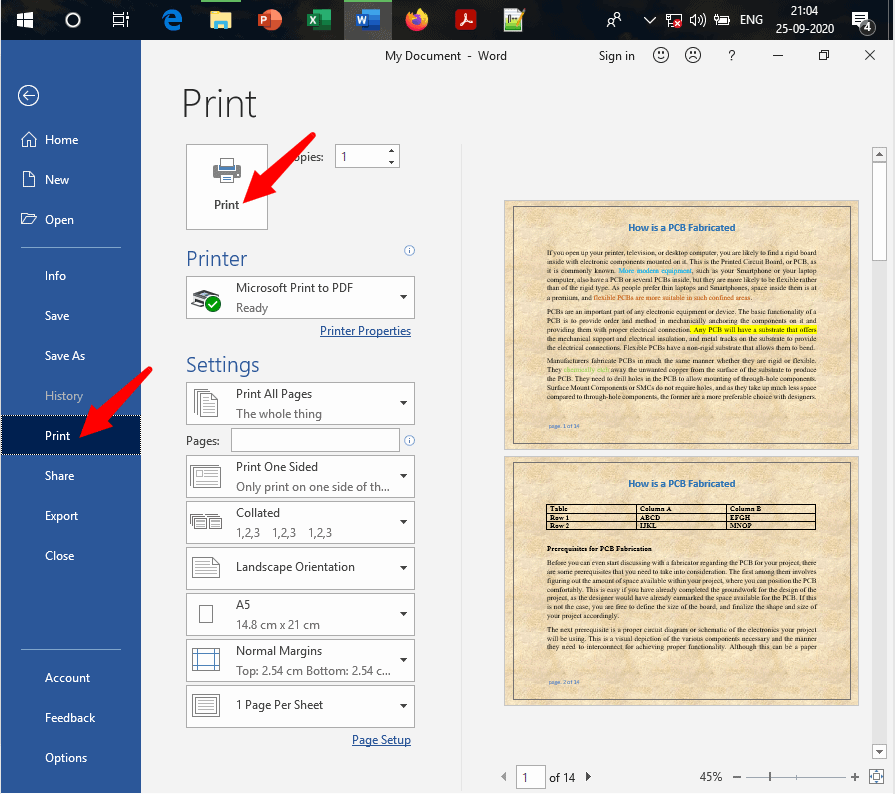 How To Print Word Documents With Background Colors Or Images 