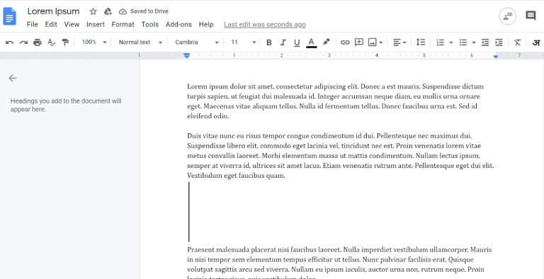 How To Insert A Vertical Line In Google Docs OfficeBeginner