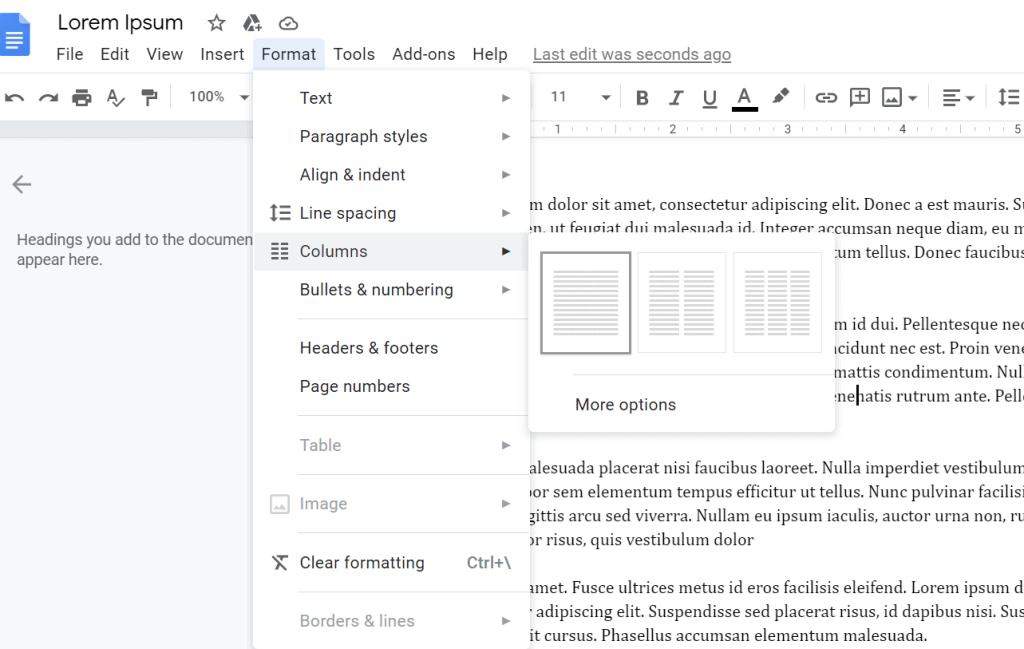 How To Insert A Vertical Line In Google Docs OfficeBeginner