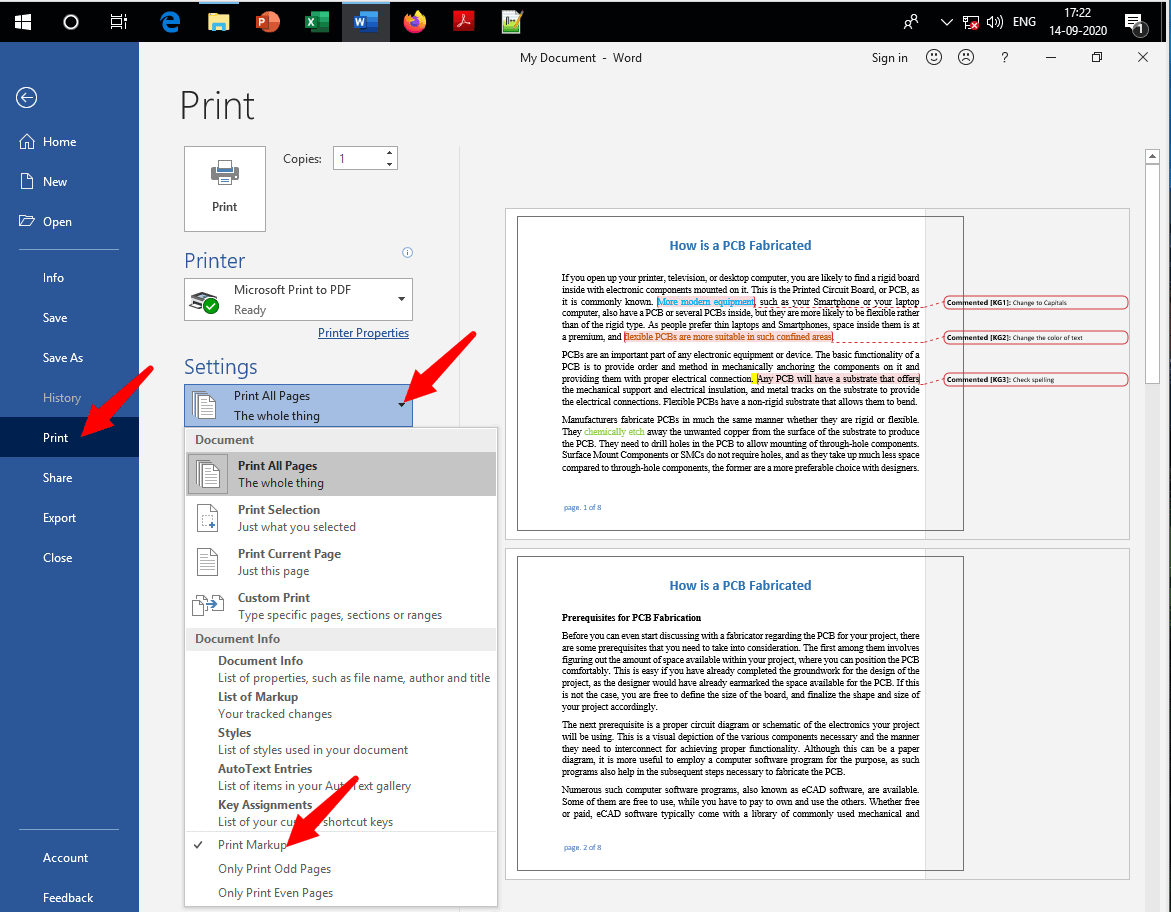 How To Print A Word Document Without Comments OfficeBeginner