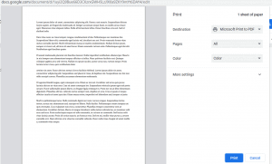 How to print from Google Docs - OfficeBeginner