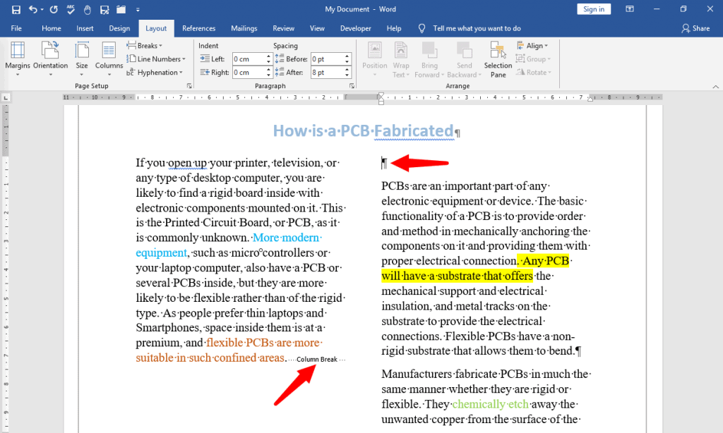 How To Insert Page Breaks In Word OfficeBeginner