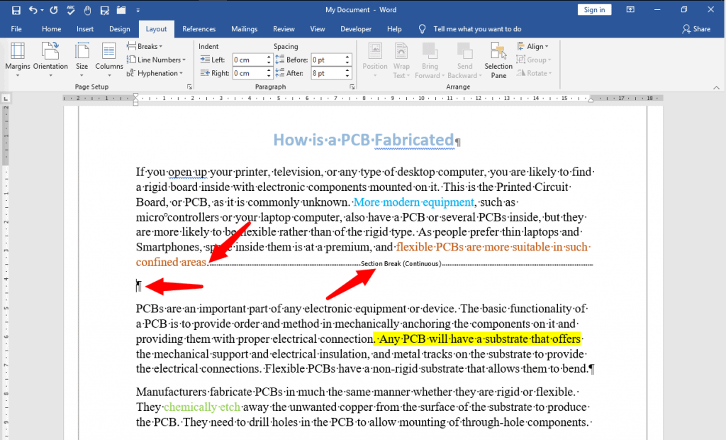 How To Insert Page Breaks In Word OfficeBeginner