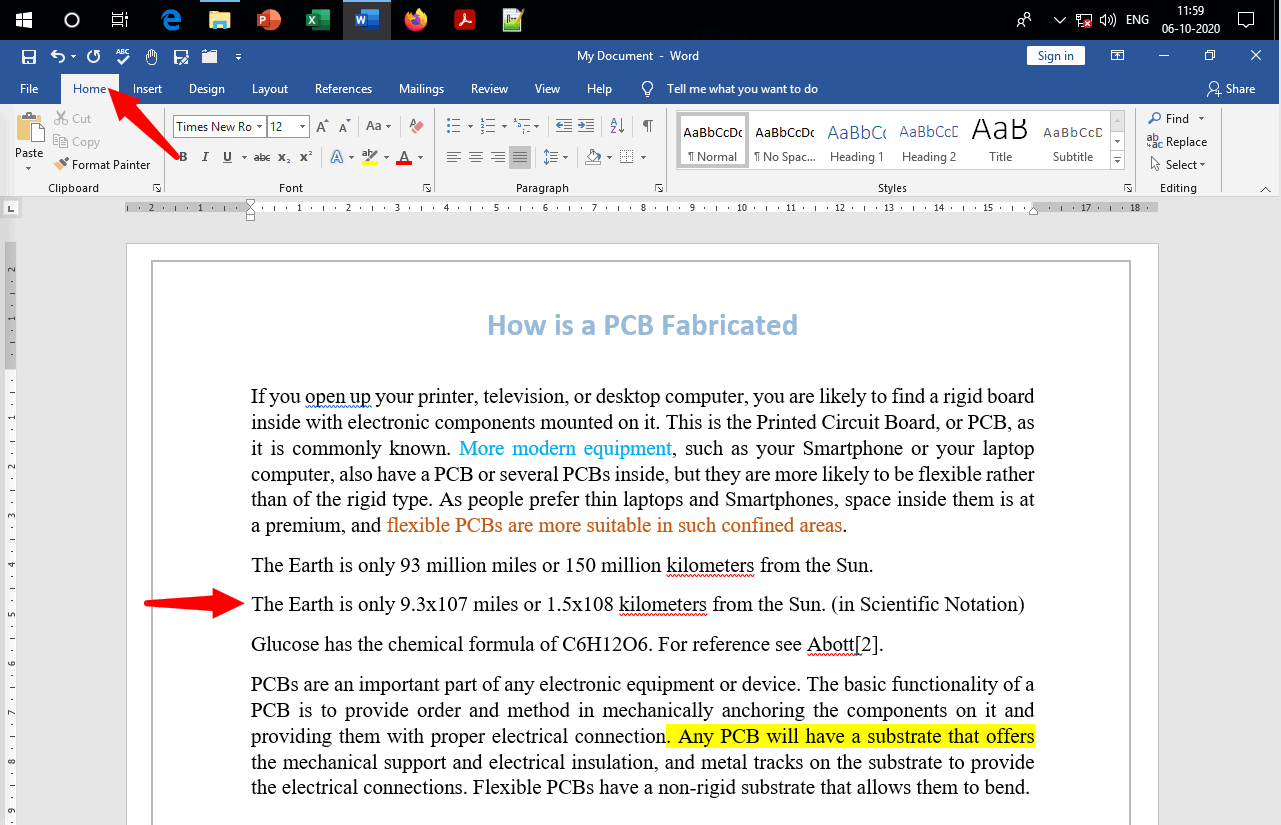 How To Do Superscript And Subscript In MS Word OfficeBeginner
