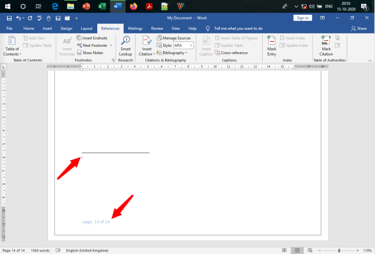How to insert footnotes and Endnotes in MS Word Document - OfficeBeginner