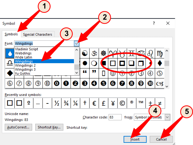 How To Insert A Checkbox In Word OfficeBeginner
