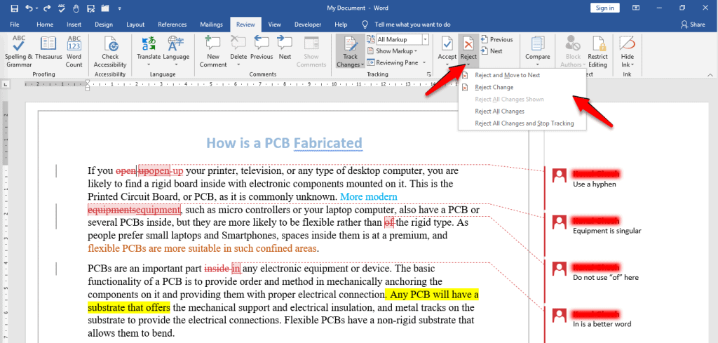 How To Delete Comments In Word OfficeBeginner