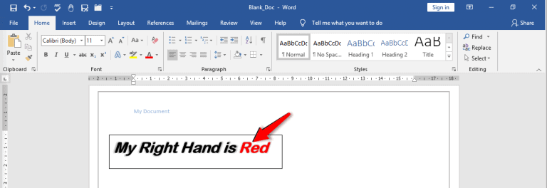 How to Mirror / Flip Text in MS Word - OfficeBeginner