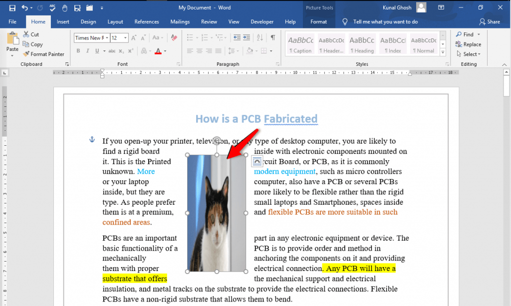 How To Resize An Image In Word OfficeBeginner
