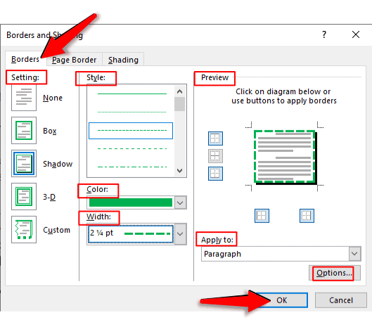 How To Add Page Borders In Word OfficeBeginner