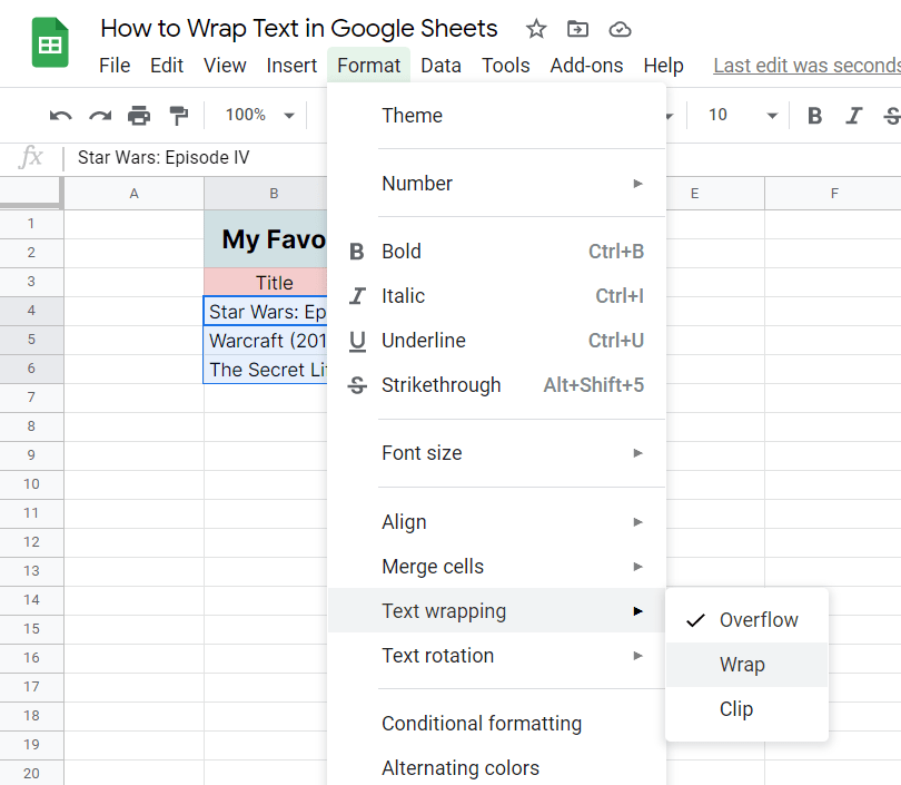 How To Wrap Text In Google Sheets OfficeBeginner