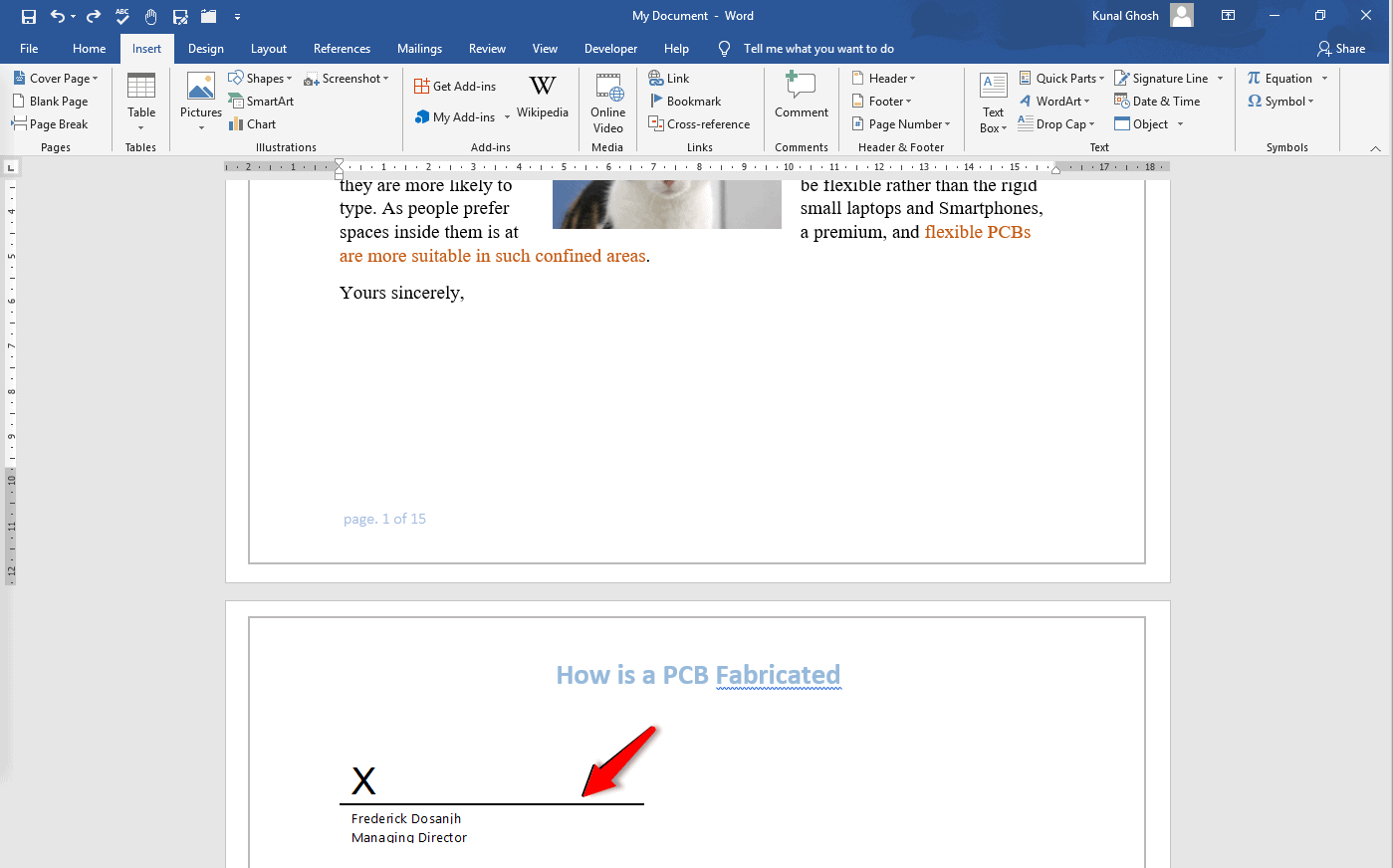 How To Insert A Signature Line In Word OfficeBeginner