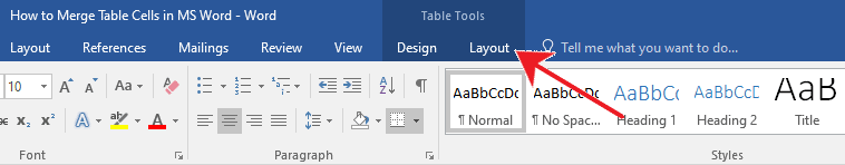 How To Merge Table Cells In MS Word OfficeBeginner