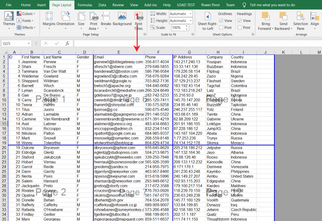 How To Insert A Page Break In MS Excel OfficeBeginner