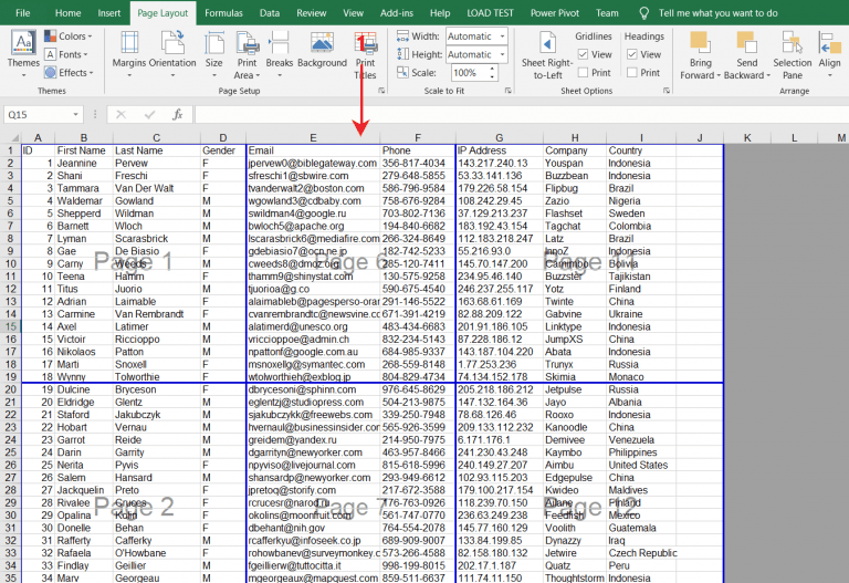 How To Insert A Page Break In MS Excel OfficeBeginner