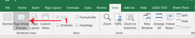 How To Insert A Page Break In MS Excel OfficeBeginner