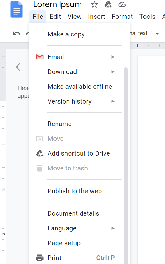 How To Setup Custom Page Size In Google Docs OfficeBeginner