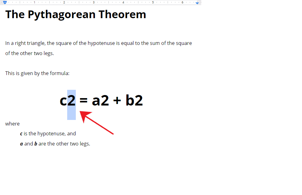How To Type Exponents In Google Docs OfficeBeginner