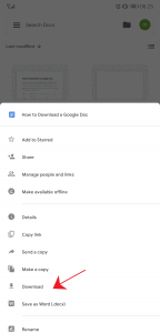 How to download a Google Doc - OfficeBeginner