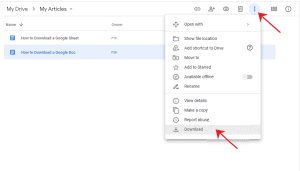 How to download a Google Doc - OfficeBeginner