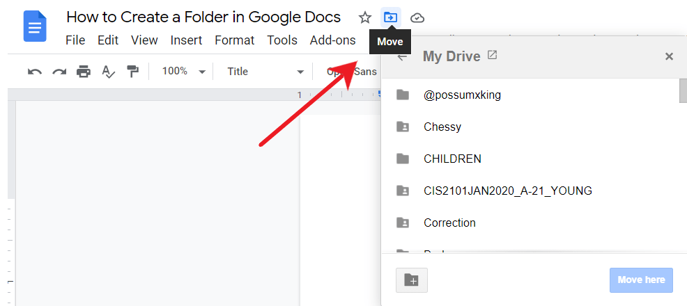 How To Create A Folder In Google Docs OfficeBeginner
