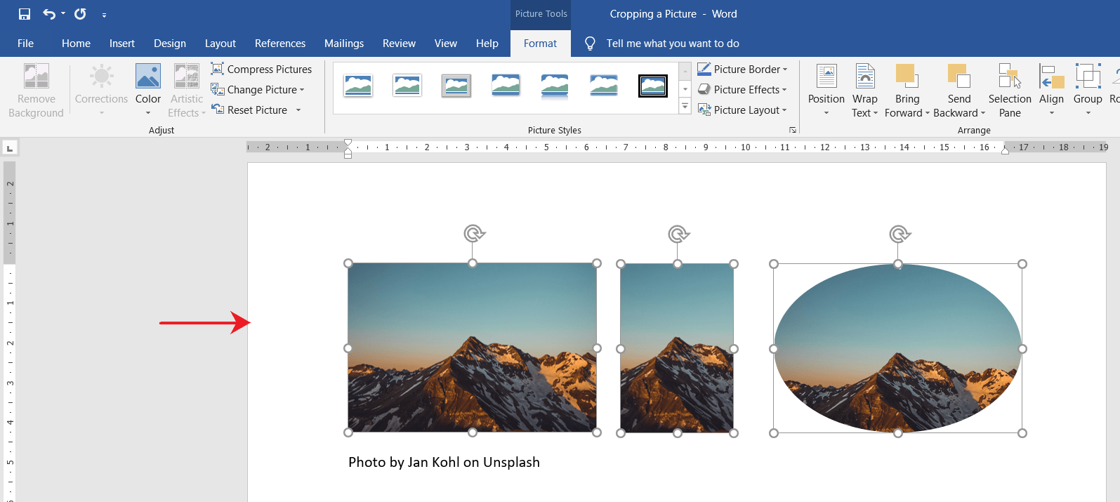 How To Crop A Picture In Word OfficeBeginner