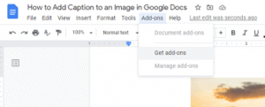How to Add Caption to an Image in Google Docs - OfficeBeginner