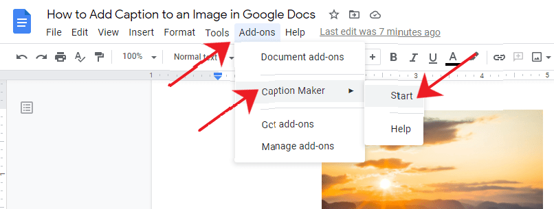 How To Add Caption To An Image In Google Docs OfficeBeginner