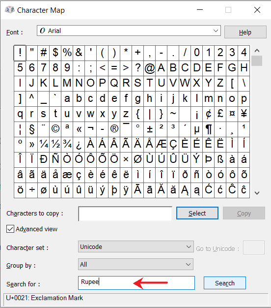  How To Insert Rupee Symbol In MS Word OfficeBeginner