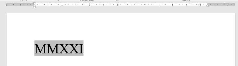 How To Insert Roman Numerals In MS Word OfficeBeginner