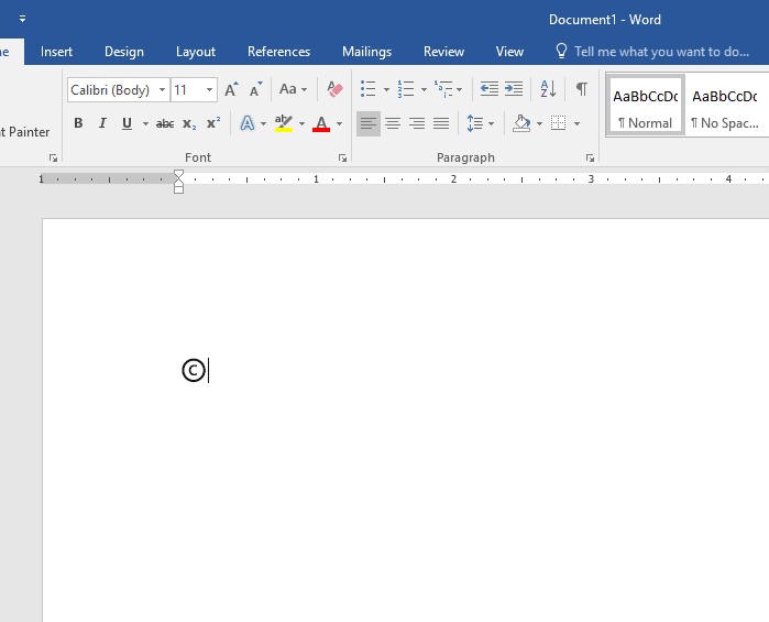 How To Insert The Copyright Symbol In MS Word OfficeBeginner