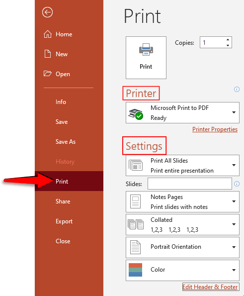 How To Print Only Notes In PowerPoint OfficeBeginner