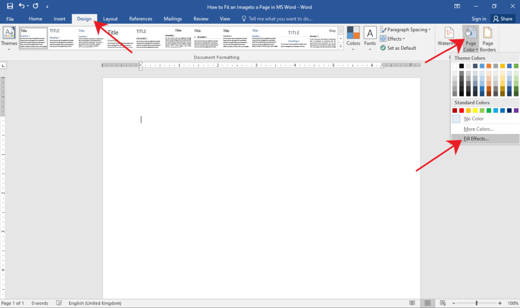 How To Fit A Picture To A Page In Word OfficeBeginner