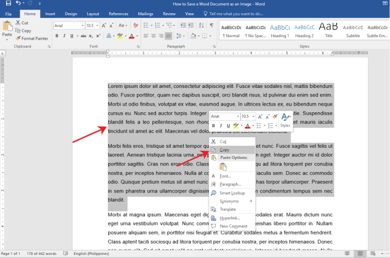How to Save Word Document as an Image? - OfficeBeginner