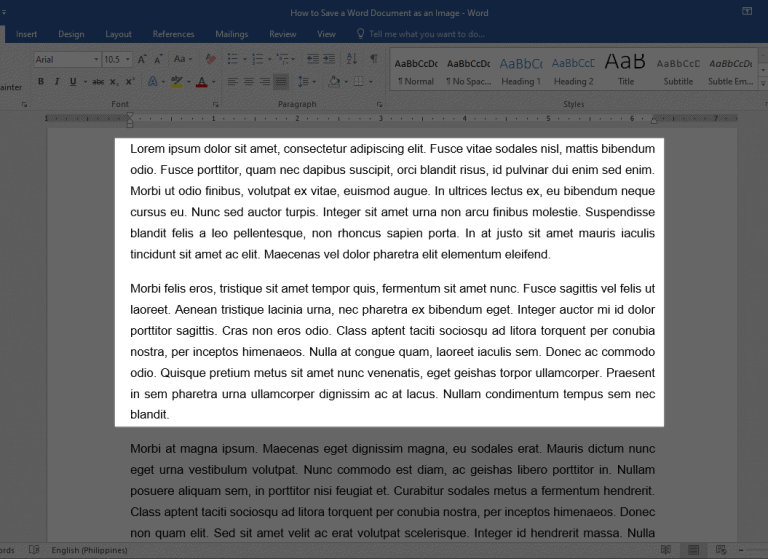 How to Save Word Document as an Image? - OfficeBeginner