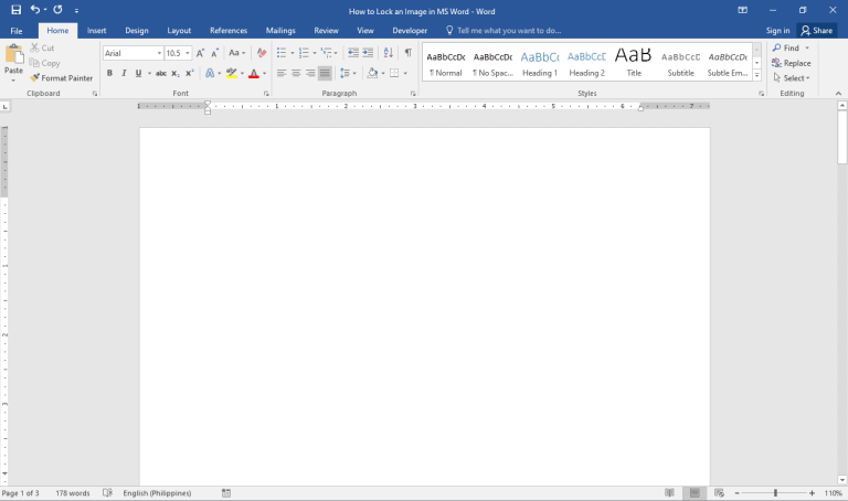 How to Lock an Image in Word? - OfficeBeginner