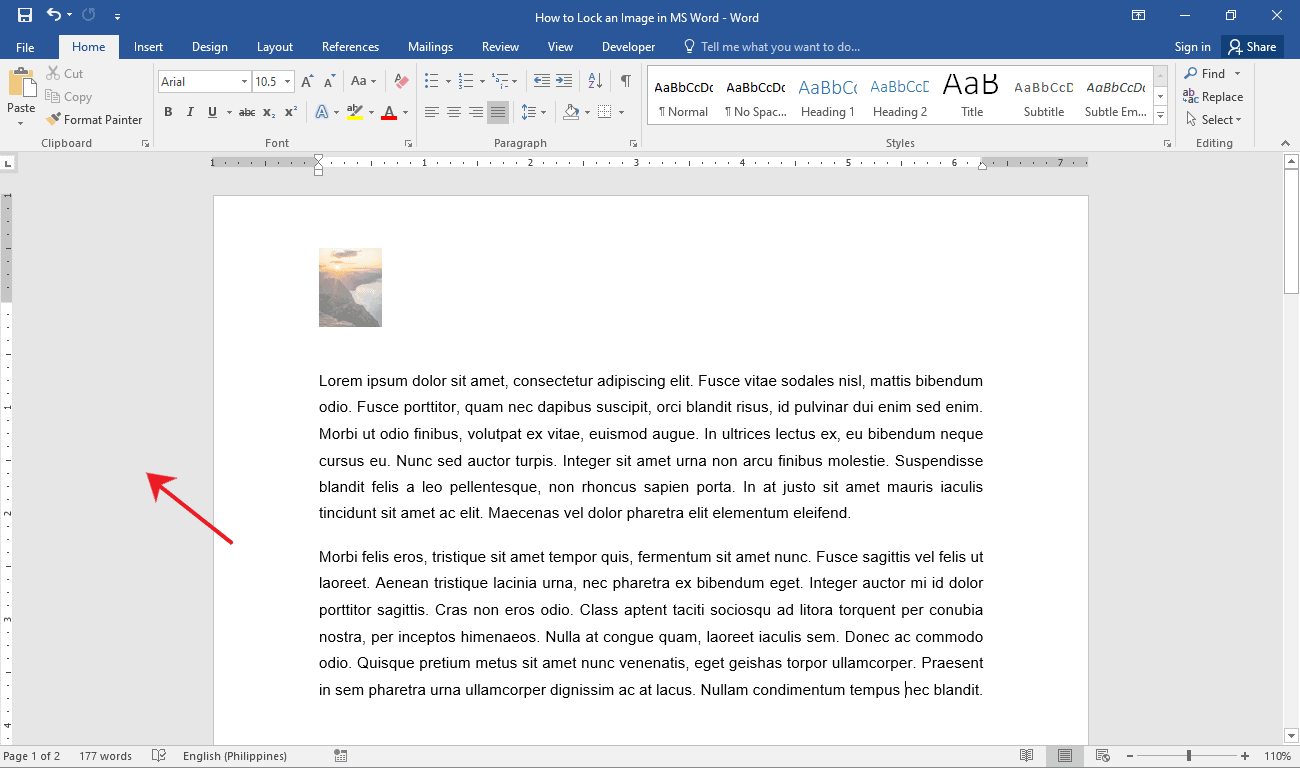 How to Lock an Image in Word? - OfficeBeginner