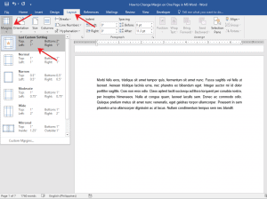 How to Change Margin on One Page in MS Word - OfficeBeginner