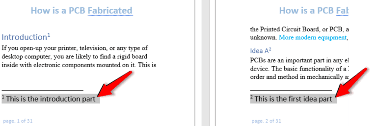 How To Select All Footnotes In MS Word OfficeBeginner