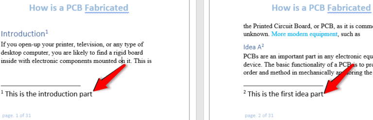 How To Select All Footnotes In MS Word OfficeBeginner