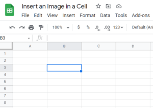 How to insert Image in a cell in Google Sheets - OfficeBeginner