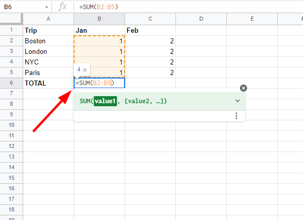 How To Sum A Column In Google Sheets OfficeBeginner