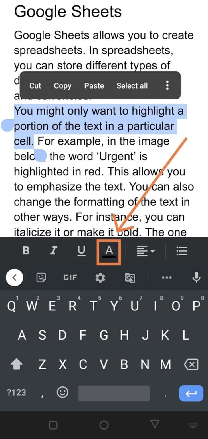How to change text color in Google Docs - OfficeBeginner