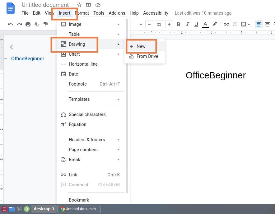 How To Encircle A Word In Google Docs OfficeBeginner