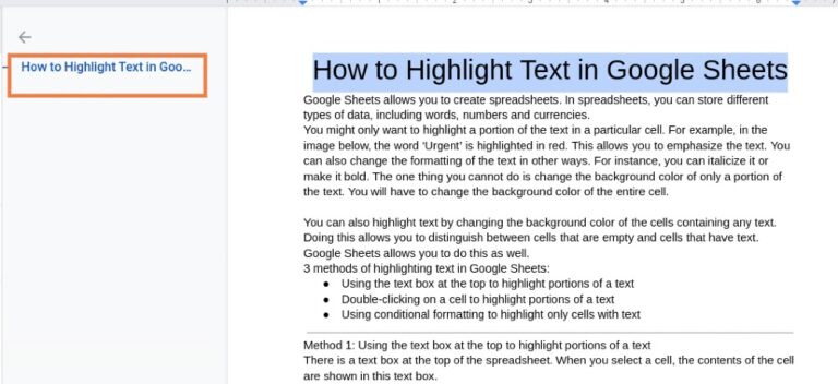 How To Add Outline In Google Docs OfficeBeginner